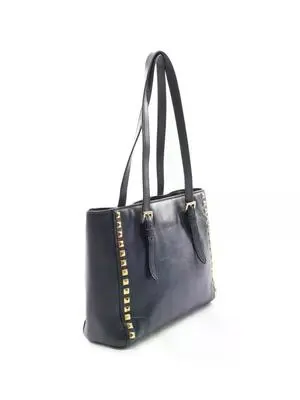 Miu Miu Studded Calf Leather Tote Bag