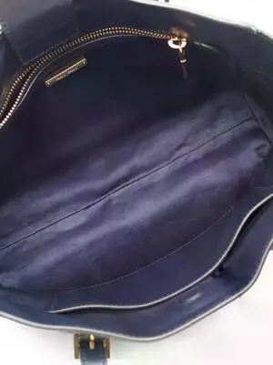Miu Miu Studded Calf Leather Tote Bag