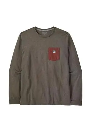 Patagonia Pocket-detail Long-sleeve Sweater - Brown