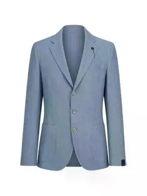 SANTANIELLO Single-breasted Notched-lapels Blazer