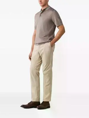 HACKETT LONDON Kensington Textured Canvas Trousers