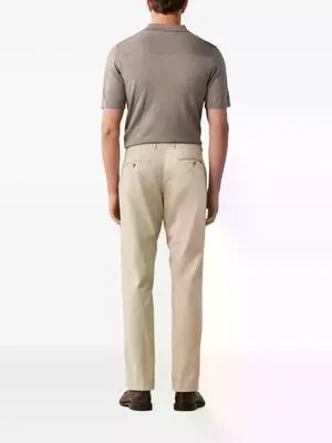 HACKETT LONDON Kensington Textured Canvas Trousers