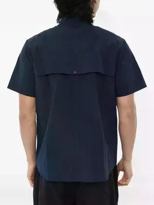 Woolrich Short-sleeve Mandarin-collar Shirt