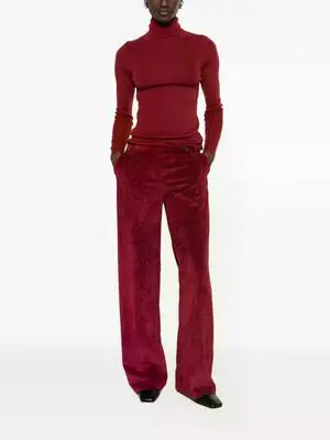 ERMANNO FIRENZE Corduroy-effect Palazzo Pants