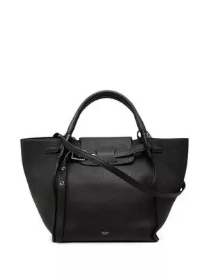 Celine 2019 Small Grained Calfskin Big Bag Satchel - Black