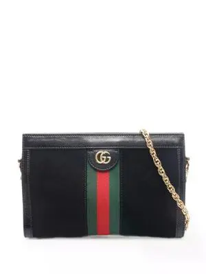 Gucci 2010s Small Ophidia Shoulder Bag - Black