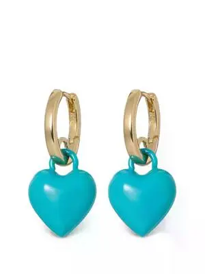 ROXANNE ASSOULIN Itsy Bitsy Heart Hoop Earrings - Gold