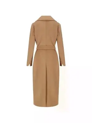 Max Mara Belted Notched-lapel Coat