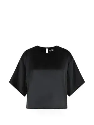 Simkhai Satin-finish Crew-neck Top