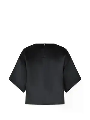 Simkhai Satin-finish Crew-neck Top