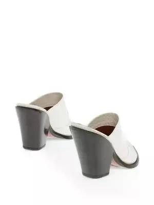 SONORA Hammered Leather Pointed-toe Sandals