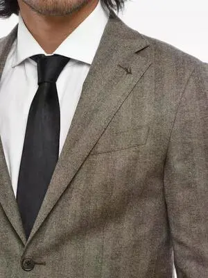 Corneliani Herringbone Single-breasted Blazer