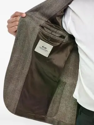 Corneliani Herringbone Single-breasted Blazer