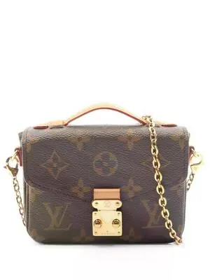 LOUIS VUITTON Monogram Micro Metis Mini Shoulder Bag - Brown