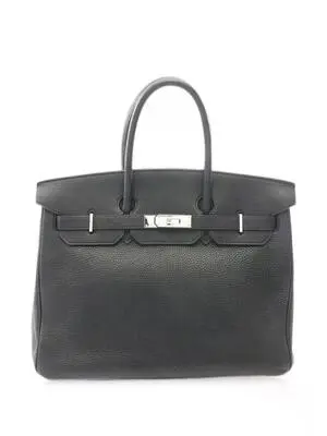 Hermès 2003 Birkin 35 Togo Tote Bag - Black