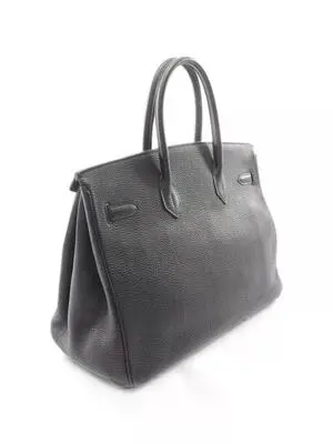 Hermès 2003 Birkin 35 Togo Tote Bag - Black