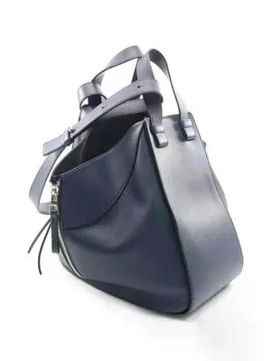 Loewe Loewe 2000s Hammock Calf Leather Bucket Bag Blue