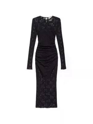 ANIYE BY Lace Midi Dress With Ruched Detailing