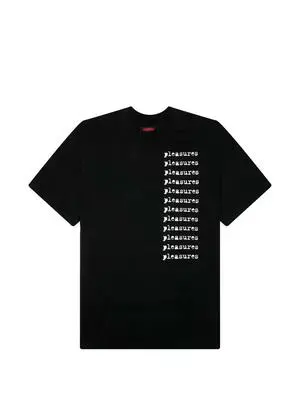 PLEASURES Logo-print T-shirt