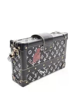 LOUIS VUITTON Petite Malle Catogram Shoulder Bag