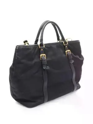 Prada 2000s Buckled Tote Bag