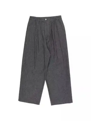 AVIVA JIFEI XUE Double-pleat Trousers - Grey