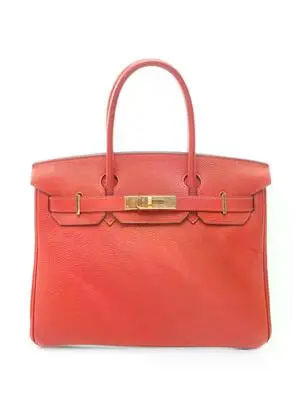 Hermès 2004 Birkin 30 Togo Handbag - Red