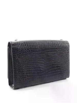 Saint Laurent 2010s Kate Monogram Shoulder Bag - Black