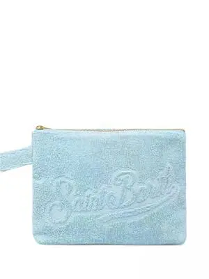 MC2 SAINT BARTH Terry Jacquard Logo Pochette - Blue