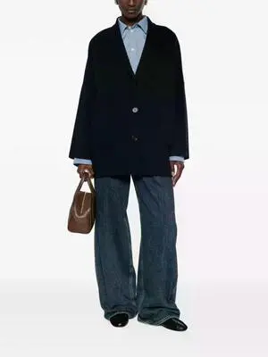 ERMANNO FIRENZE Shawl-lapel Patch-pocket Jacket