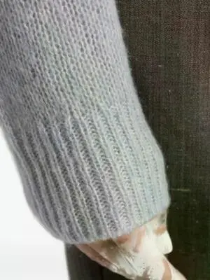 LISA YANG Solene Ribbed-trim Sweater