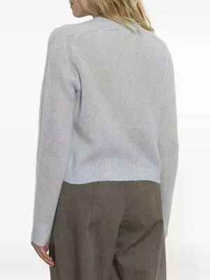 LISA YANG Solene Ribbed-trim Sweater - Blue