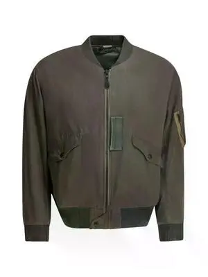 A.PRESSE L-2b Zip-up Bomber Jacket - Brown