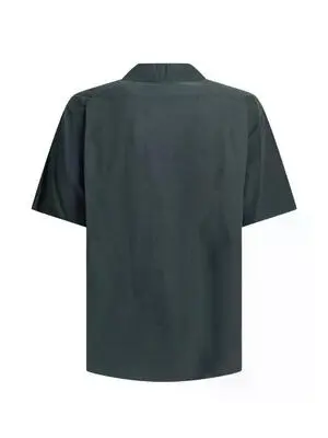 A.PRESSE Short-sleeve Camp-collar Shirt