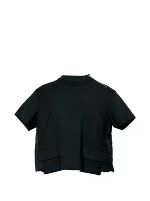 Sacai Zip-detail T-shirt - Black
