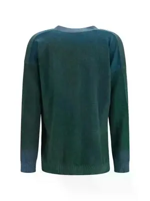 MIRROR IN THE SKY Gradient Cashmere Cardigan
