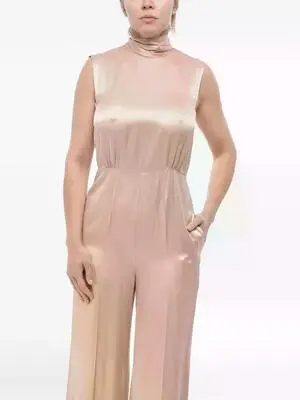 SA SU PHI Tie-neck Jumpsuit