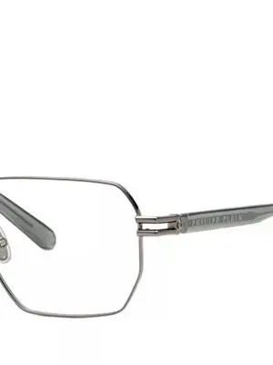Philipp Plein Geometric Frame Eyeglasses - Grey