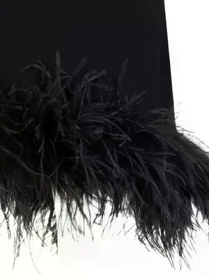 P.a.r.o.s.h Feather-trim Skirt