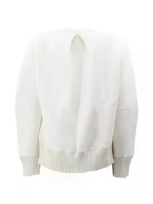 Sacai Crew-neck Sweater - Neutrals