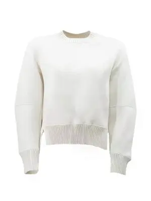 Sacai Crew-neck Sweater - Neutrals