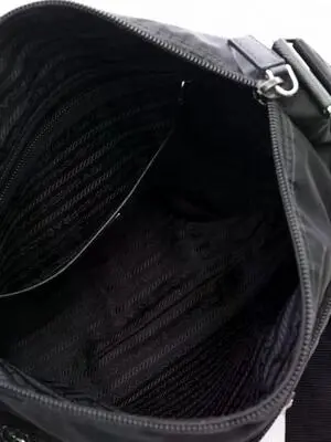 Prada 2010s Vela Shoulder Bag - Black