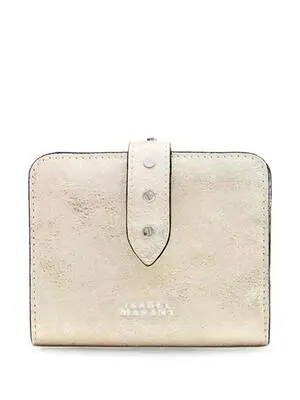 Isabel Marant Étoile Oskan Studded Wallet - Neutrals