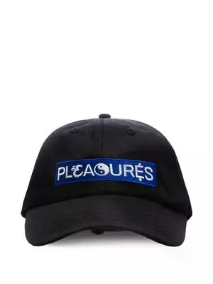 PLEASURES Unity Logo-patch Cap - Black