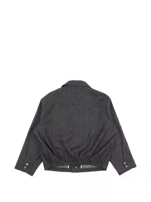 AVIVA JIFEI XUE Soft Denim Jacket - Grey