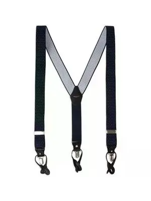 HACKETT LONDON Polka-dot Y-shaped Braces - Blue