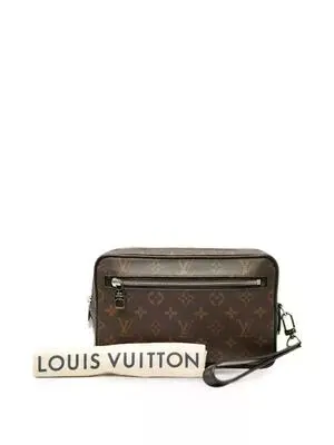 LOUIS VUITTON 2019 Monogram Macassar Kasai Clutch Bag