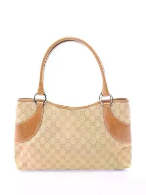 Gucci 2000s Gg Canvas Tote Bag - Neutrals