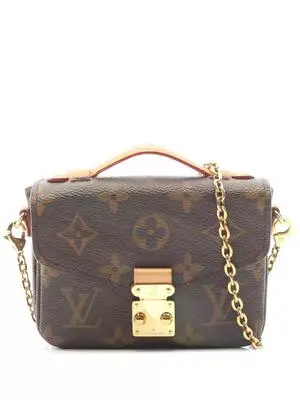 LOUIS VUITTON 2021-2026 Monogram Micro Metis Satchel