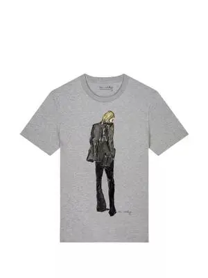 UN-ARTIG Graphic-print T-shirt - Grey
